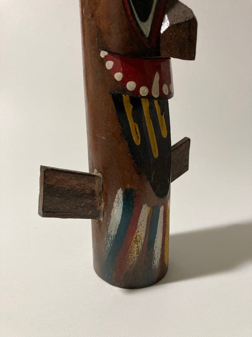 岡山県 蒜山高原 妖怪スイトン木彫りの置物