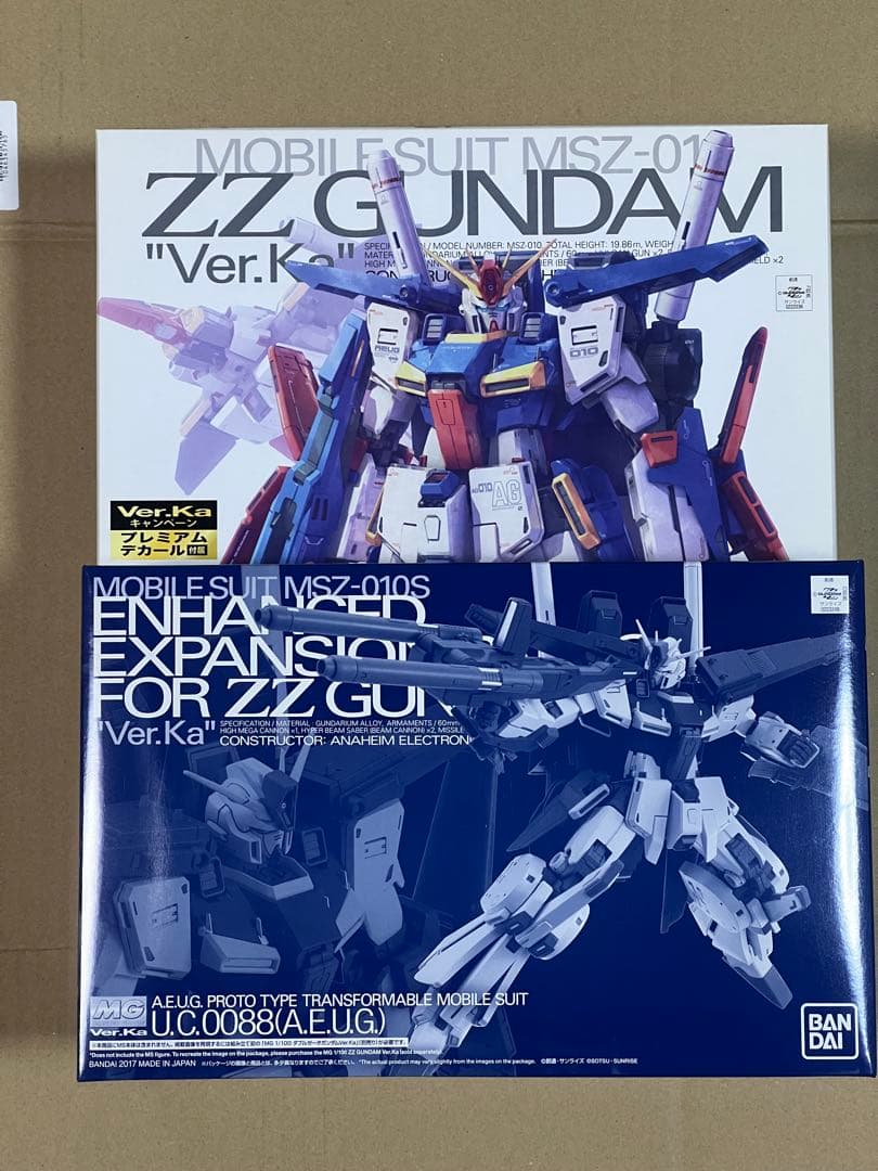 MG ダブルゼータガンダムVer．Kaプレミアムデカール付属