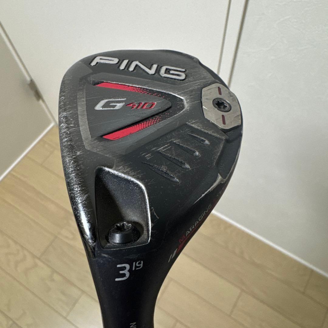 PING G410 ユーティリティ 3番 19度　SR