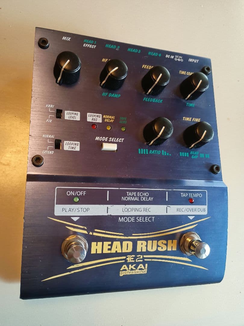 AKAI HEAD RUSH E2 ギターエフェクター 名器　ルーパー　動作良好