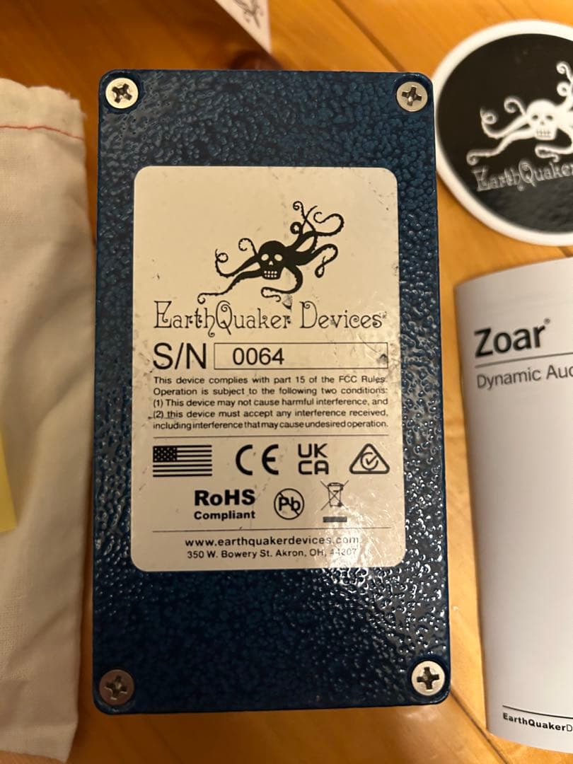一時値下 初期EarthQuaker Devices Zoarギターエフェクター