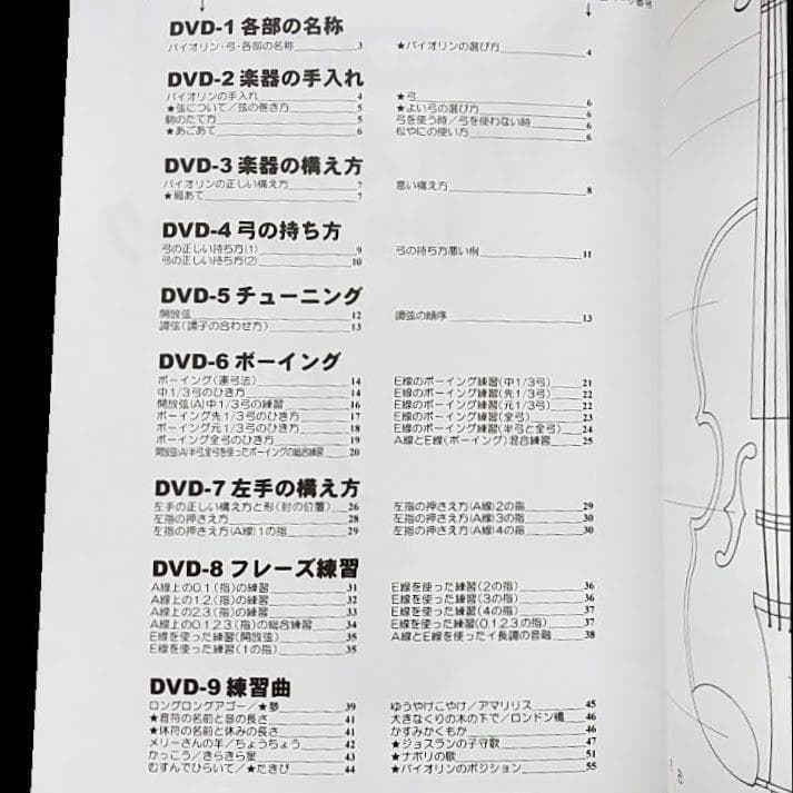 【送料無料・期間限定】バイオリン（4/4 大人用）弓２本　初心者レッスンブック