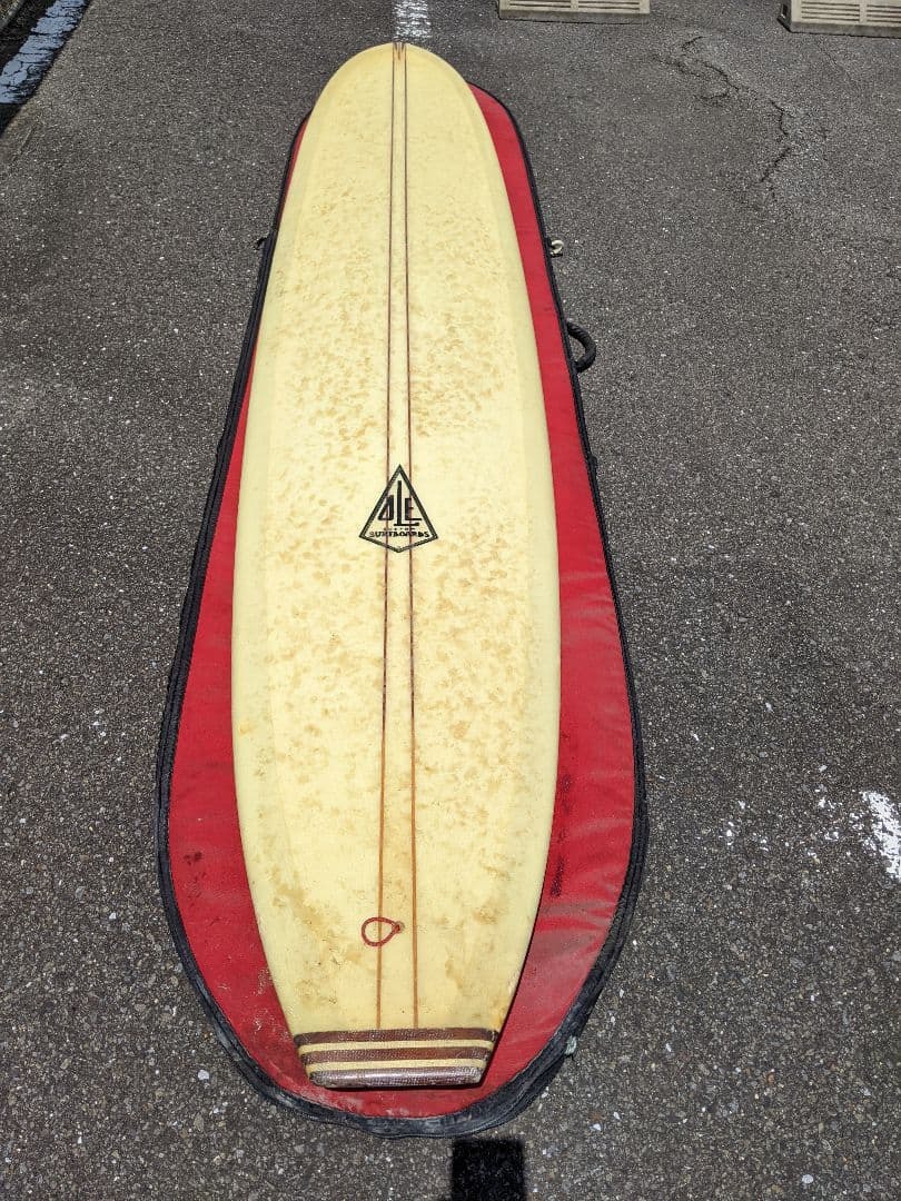 “ALE”LONG BOARD“9−10“/SINGLE-FIN VINTAGE