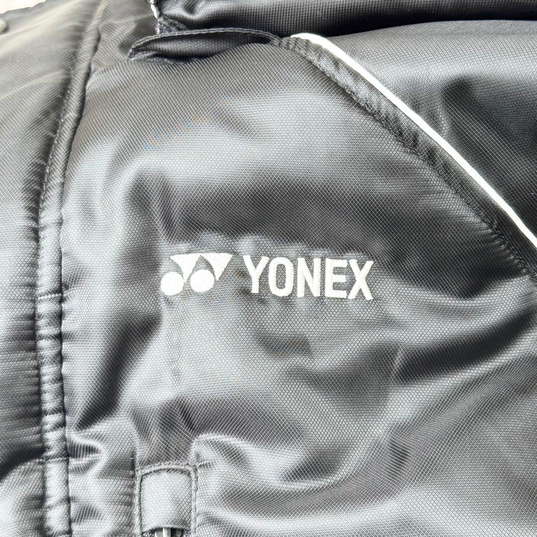 【鬼美品】YONEX 中綿 ベンチコート ブラック L