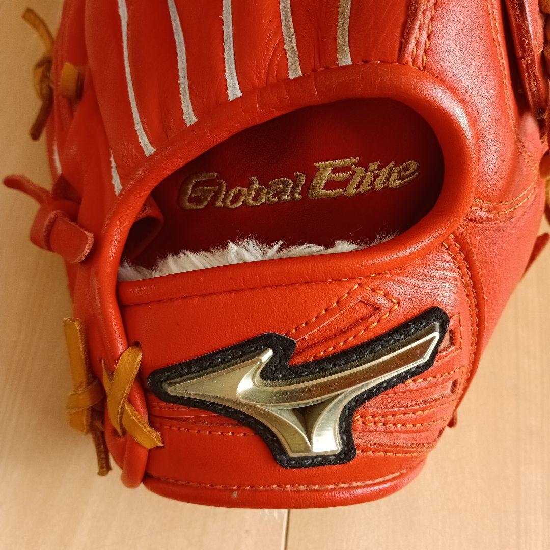 Mizuno Global Elite レッド 軟式グローブ　少年野球用