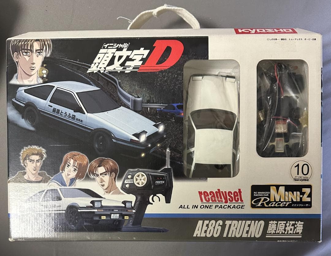 ミニッツレーサー　イニシャルD　藤原拓　AE86　TRUENO　readyset