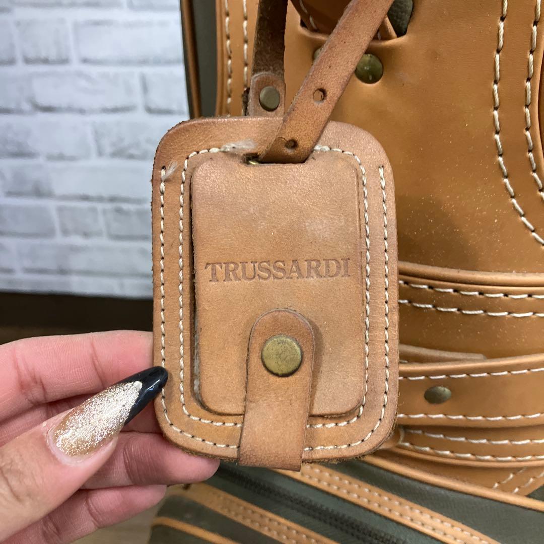 昭和レトロ 希少 ヴィンテージ TRUSSARDI トラサルディ キャディバッグ
