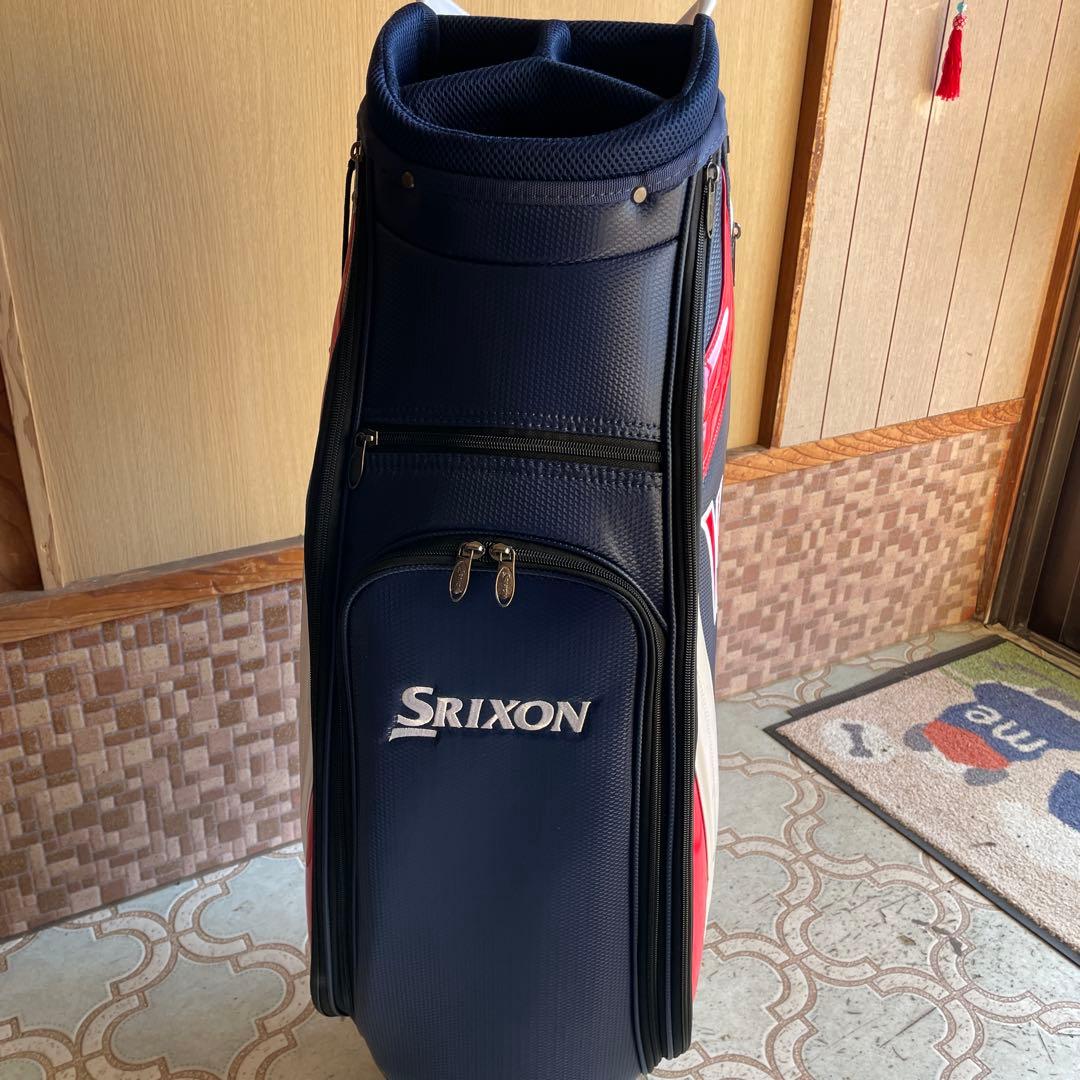 Srixon GGC-S166 ゴルフバッグ 9.5型 ネイビー・レッド