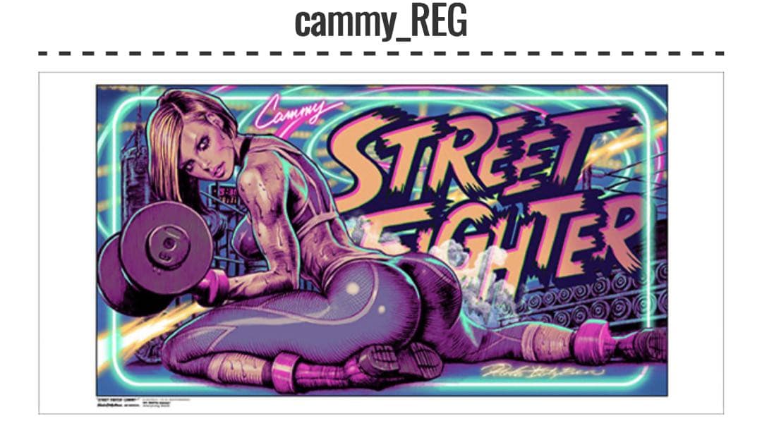Rockin Jelly Bean cammy ポスター シルクスクリーン　新品