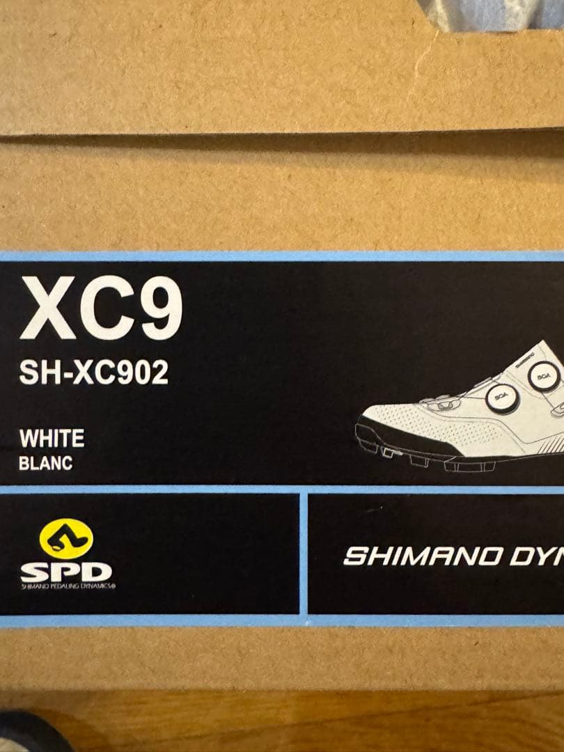 Shimano ビンディングシューズXC9（SH-XC902）ホワイト　42.5
