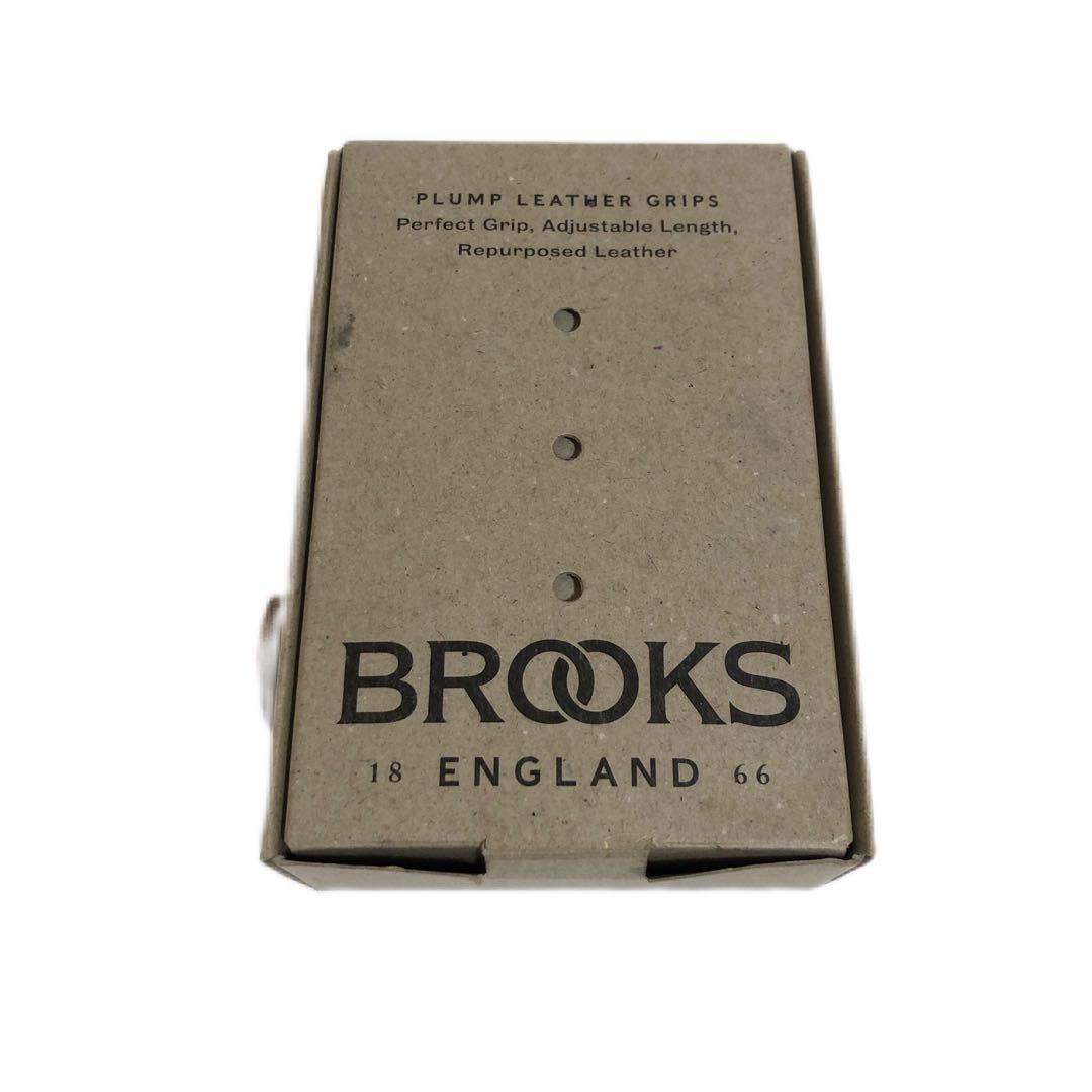 BROOKS PLUMP LEATHER GRIPS レザー　グリップ　茶