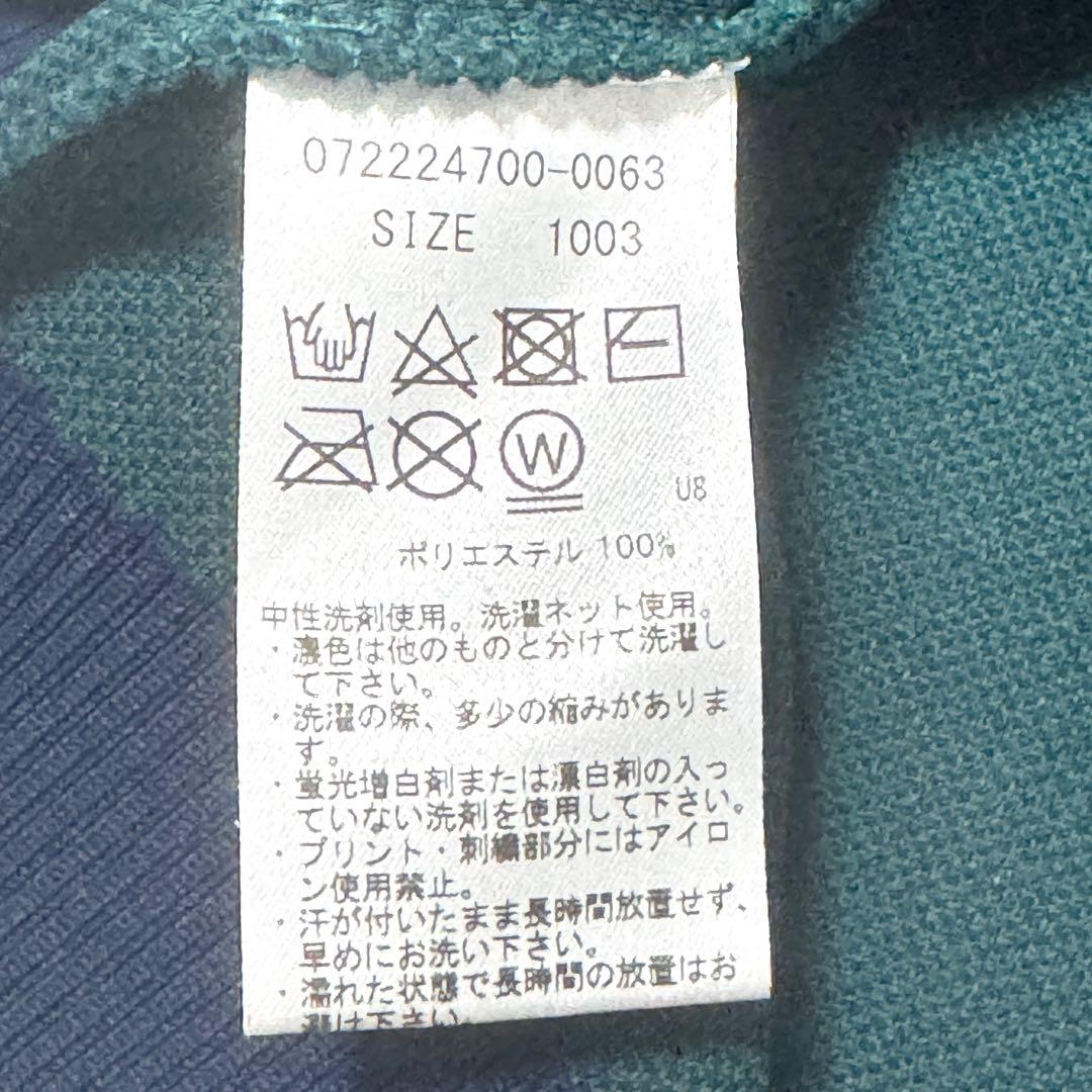 美品ワック　ロゴニットセーター　グリーン　高伸縮快適　スポーツ対応軽量素材希少色