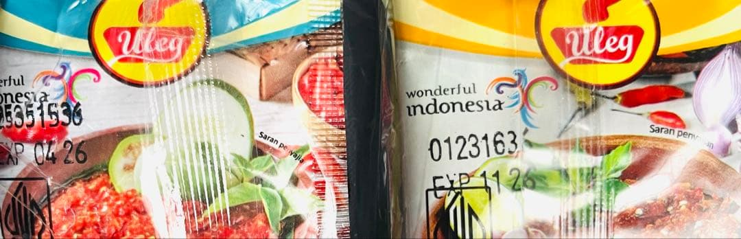 Sambal Uleg インドネシアの人気調味料セット 合計650個
