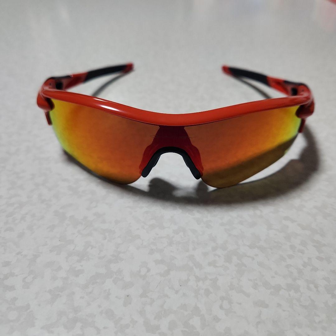 Oakley オレンジ ミラーレンズ サングラス