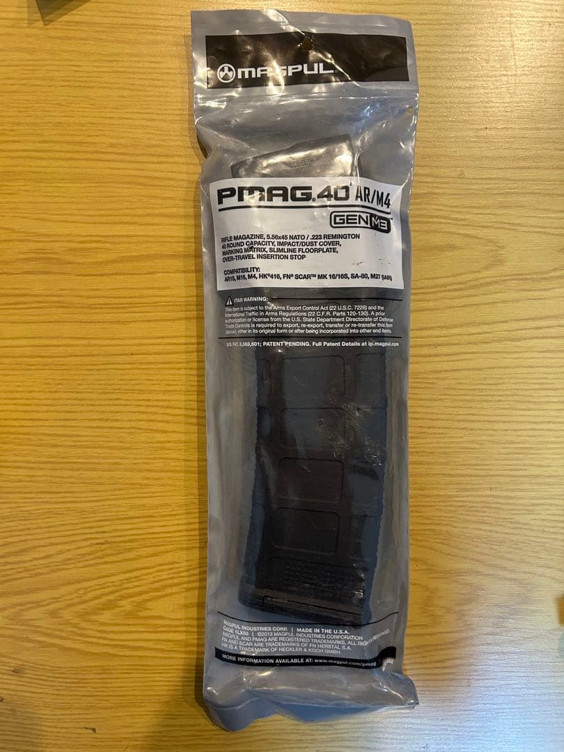 MAGPUL PMAG 40 AR/M4 GEN M3 ブラック