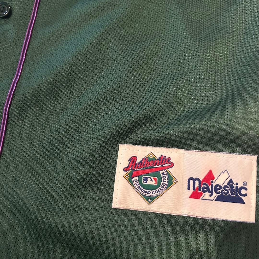 90s majestic mlb rockles ベースボール シャツ