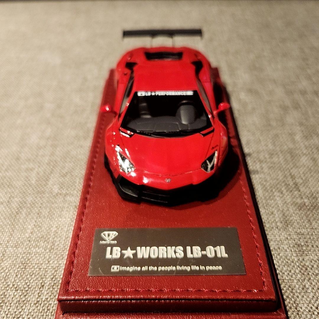 美品 LB☆WORKS LB-01L ランボルギーニ アヴェンタドール 1/43