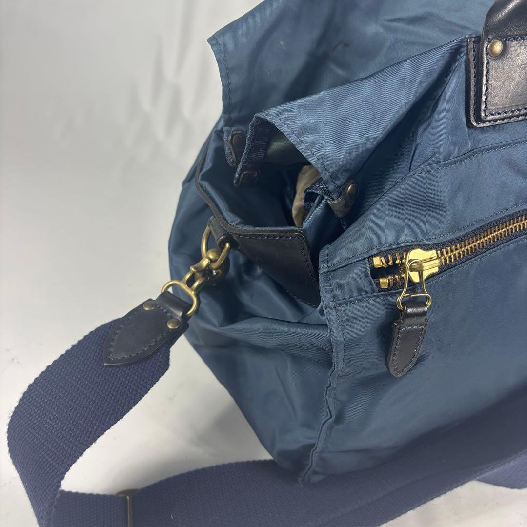 フェリージ 2way ボストンバッグ ヘルメットバック　P4/6 ネイビー