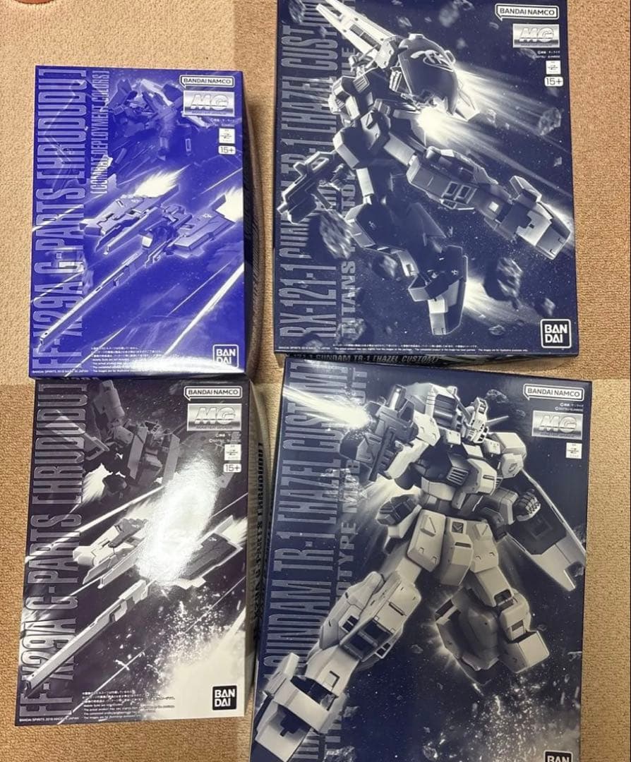 MG 1/100 ガンダムTR-1[ヘイズル改]とGパーツ[フルドド]4個セット
