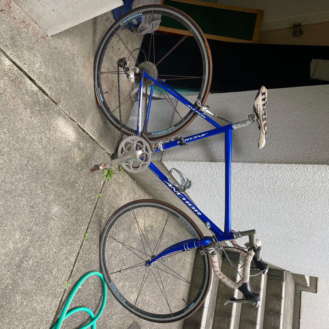ANCHOR 自転車 青色 フレーム Shimano