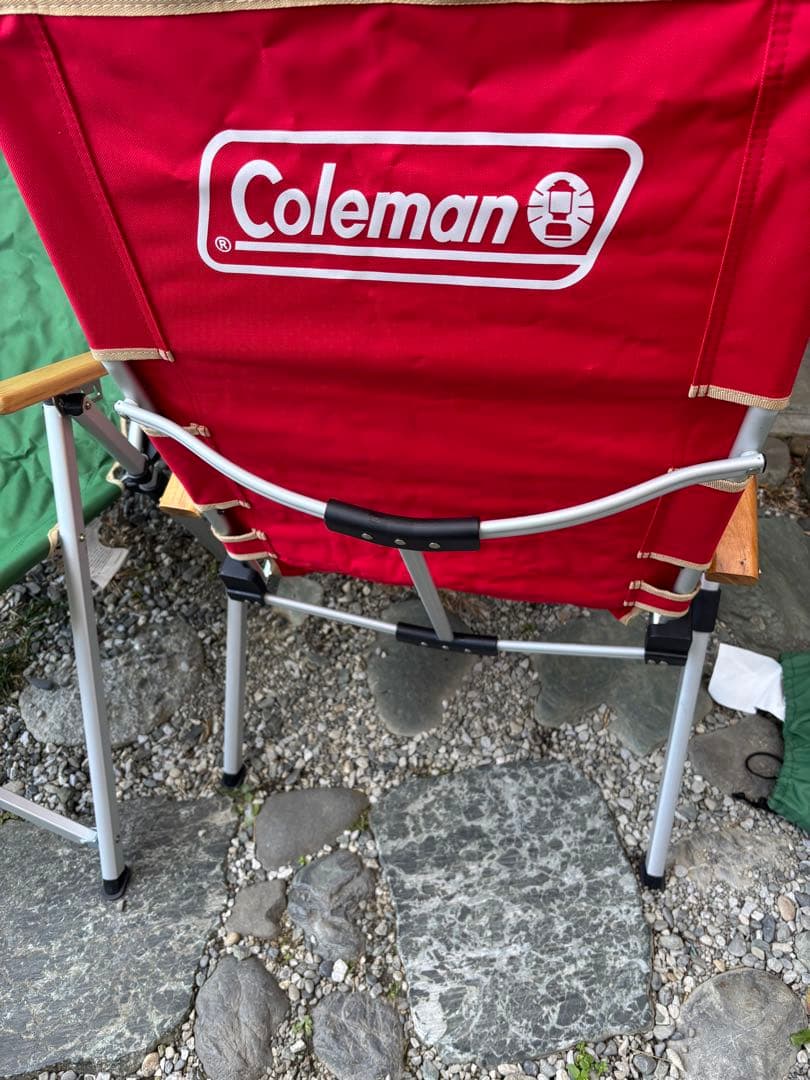 レイチェア コールマン Coleman 2脚セット　レッド　グリーン　アウトドア