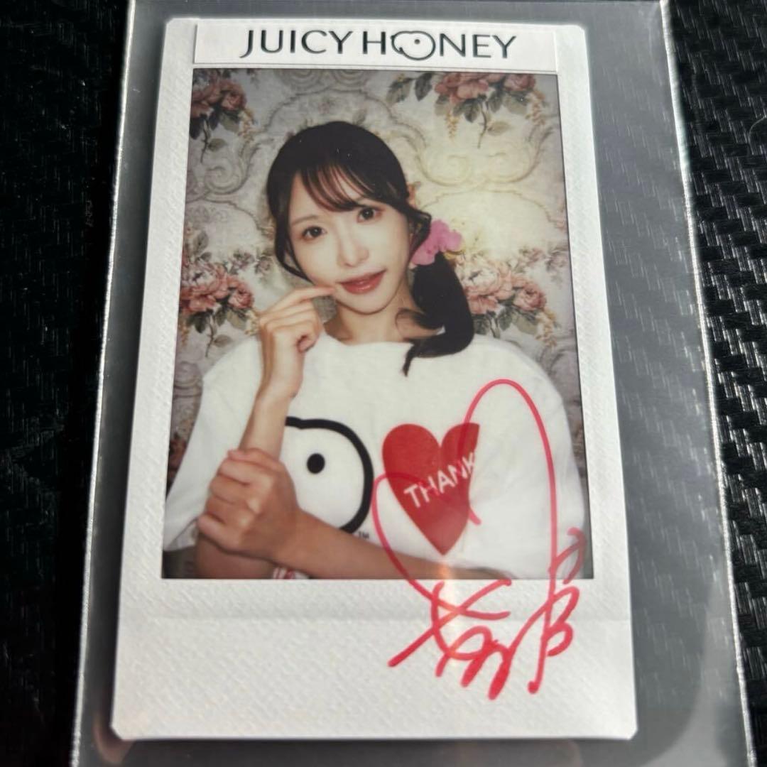 天使もえ 直筆サイン チェキ juicy honey 1 of 1 証明付