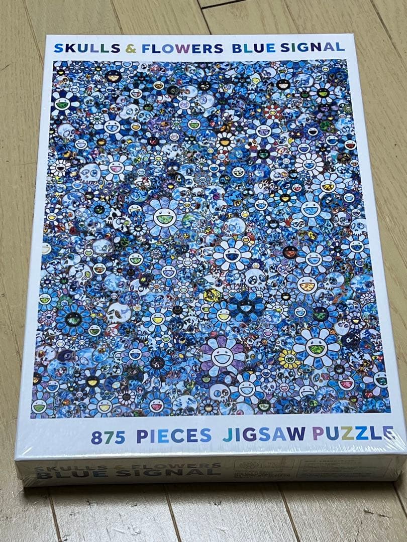 新品 村上隆SKULLS&FLOWERS 【BLUE SIGNAL】パズル