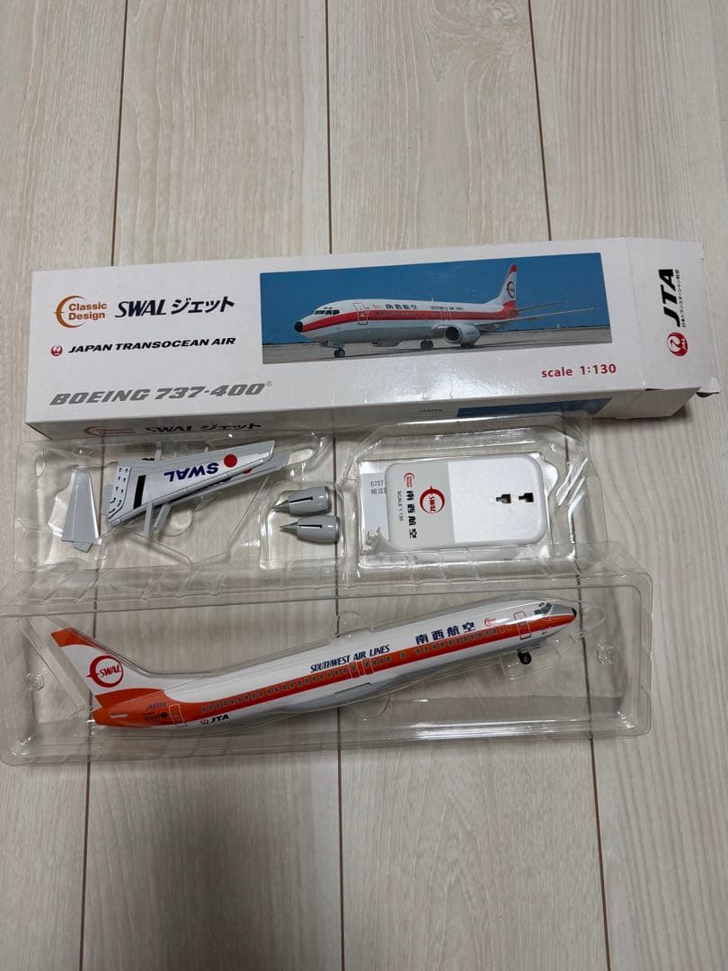 SWAL Boeing 737-400 スケール1/130 南西航空 JTA
