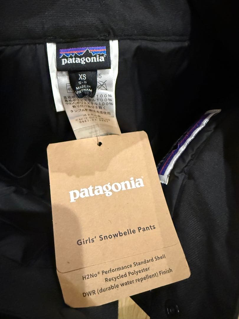 patagonia Girls' belle Pants 黒