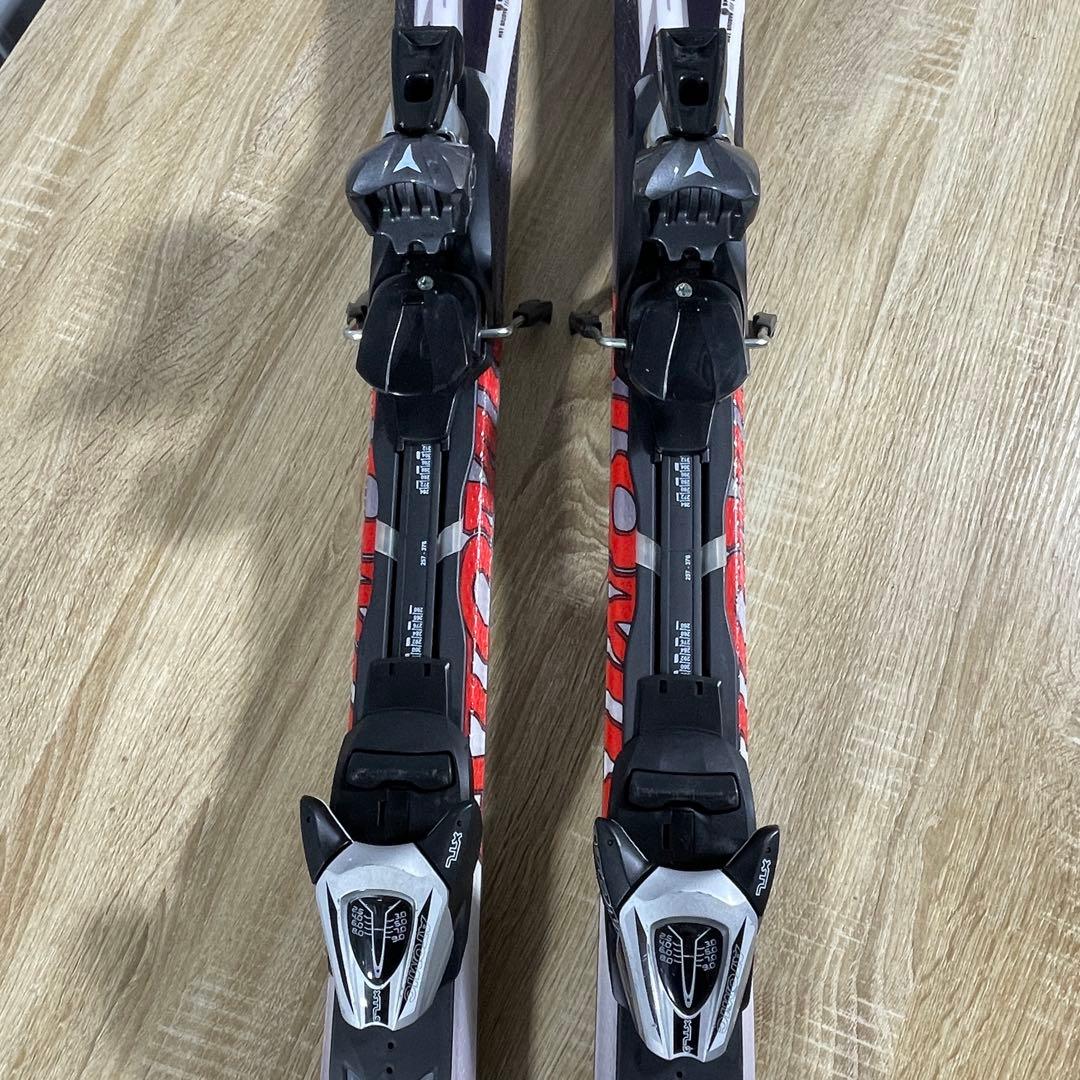 ATOMIC159cm ROSSIGNOL25.5cmストック付きスキーセット