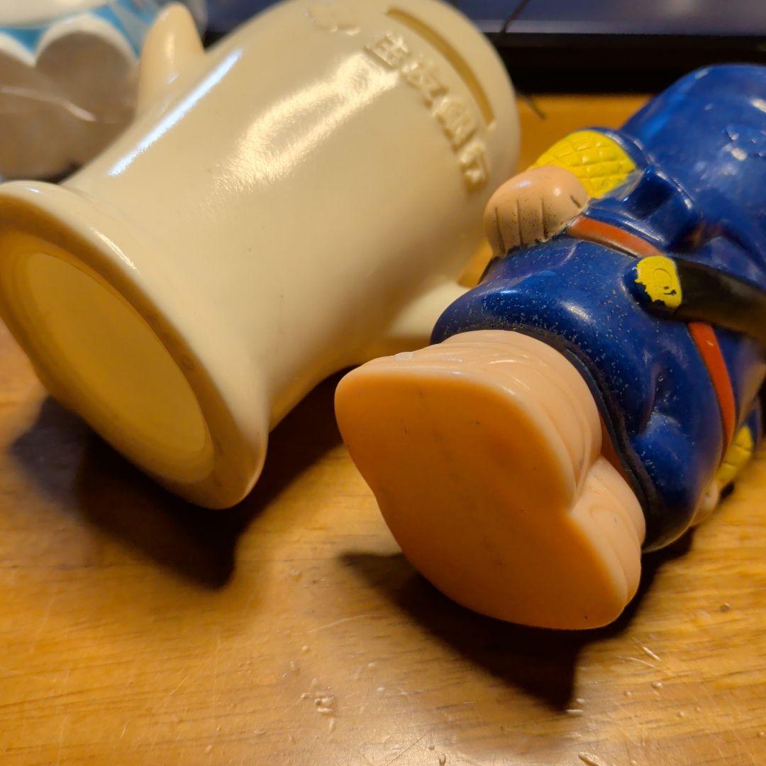 ソフビドラえもん、パーマン、ドラえもん他4体キャラクター貯金箱セット　住友銀行