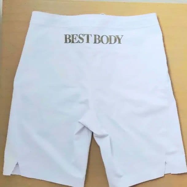 BEST BODY トレーニングショーツセット　Lサイズ　青色　白色