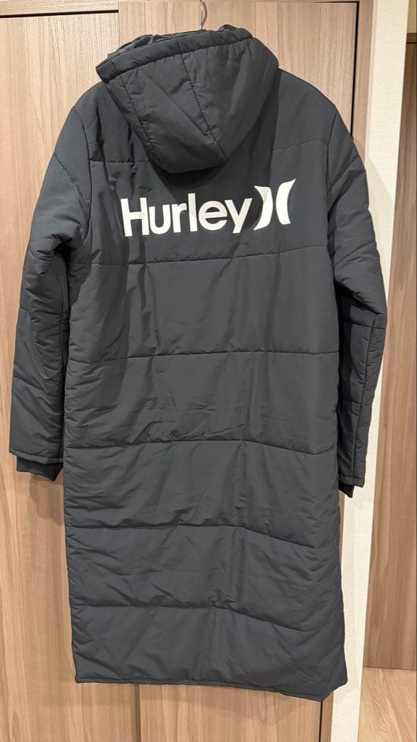 Hurley ブラック ベンチコート Lサイズ《新品、未使用》