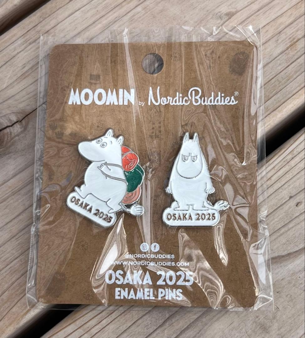 大阪関西万博 北欧館　ムーミン ピンバッジ　EXPO2025 Moomin 万博