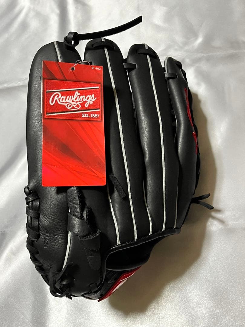 ローリングス　Rawlings 軟式グローブ ブラック【新品未使用タグ付き】