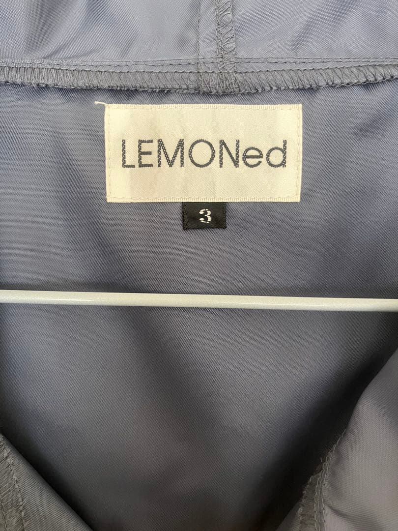 LEMONed ラインパーカーイエロー・サイズ3