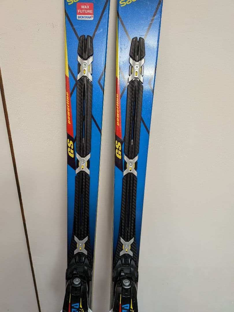 値下げSalomon GS POWER LINE 190cm スキー板 青/黄