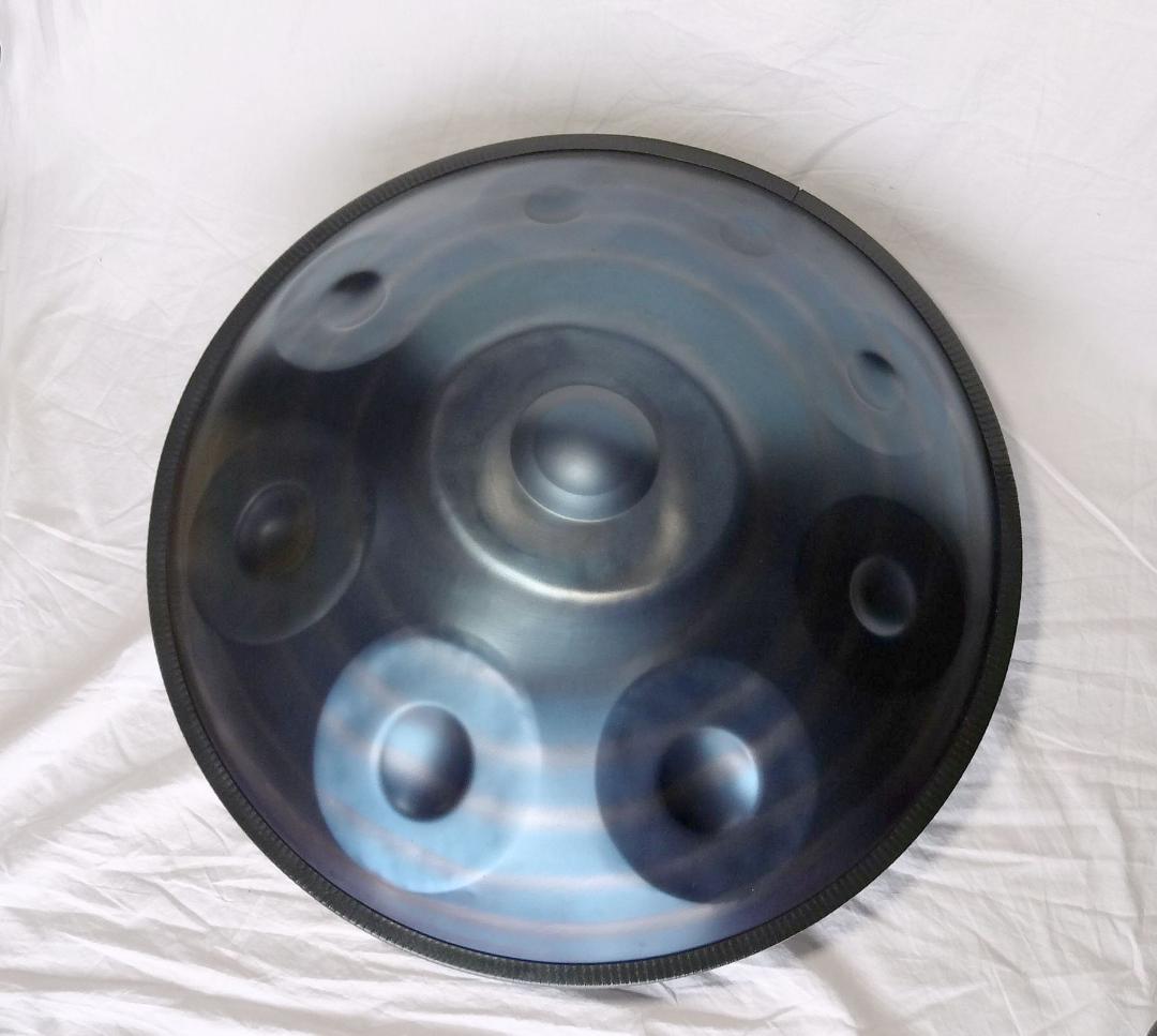 ハンドパン Ｄマイナー 9音 中華製 練習用に♪ ステンレス HANDPAN