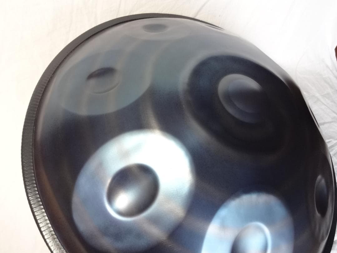 ハンドパン Ｄマイナー 9音 中華製 練習用に♪ ステンレス HANDPAN