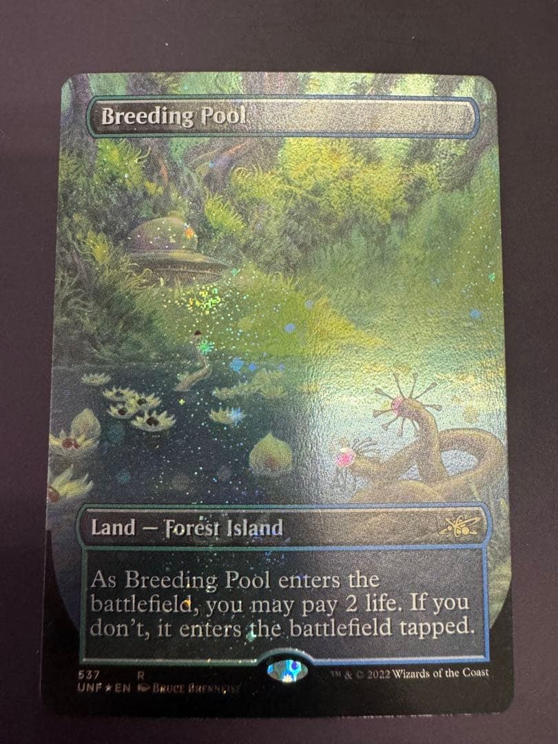 MTG Foil 繁殖池 Breeding Pool ギャラクシー 英語