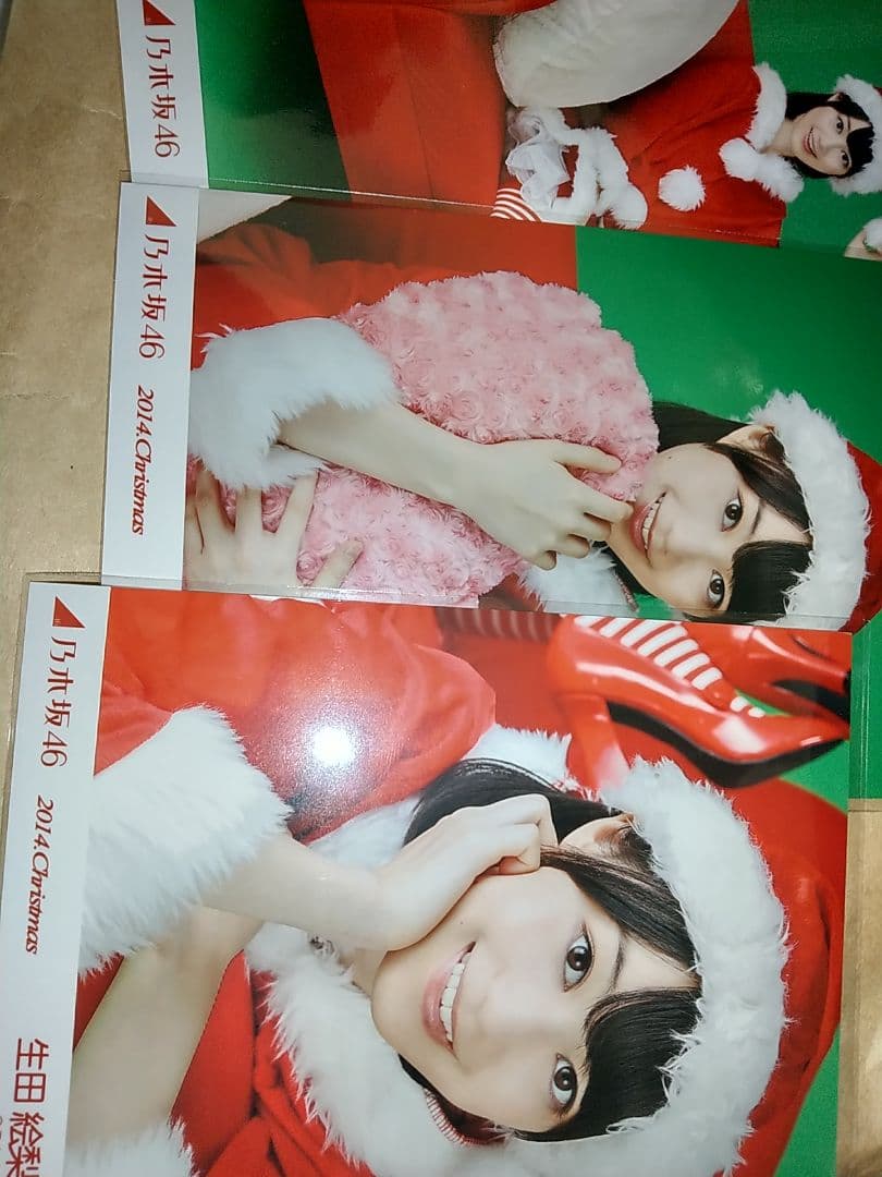 乃木坂46 生田絵梨花 2014.christmas ホワイト グリーン 生写真