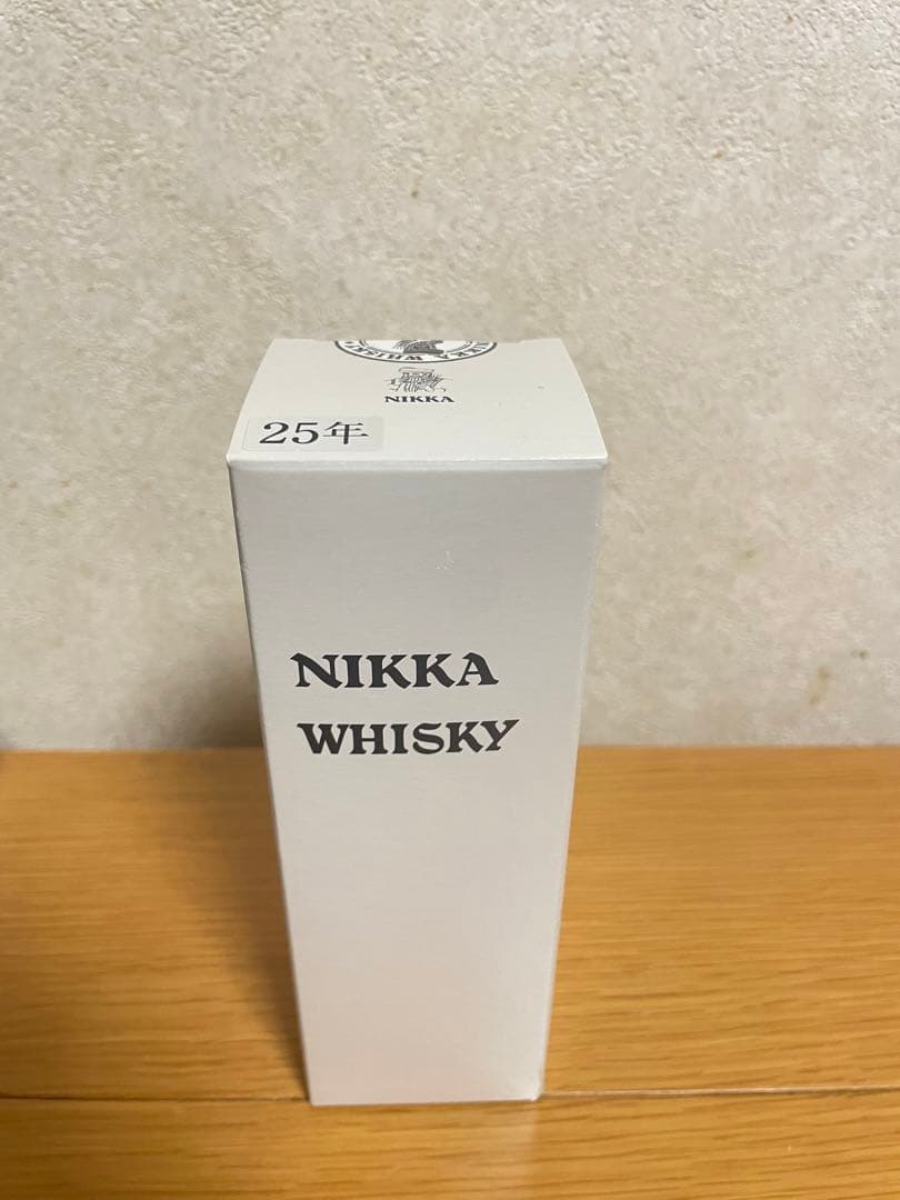 【未開封】 ニッカウヰスキー 余市25年 原酒 180ml シングルカスク
