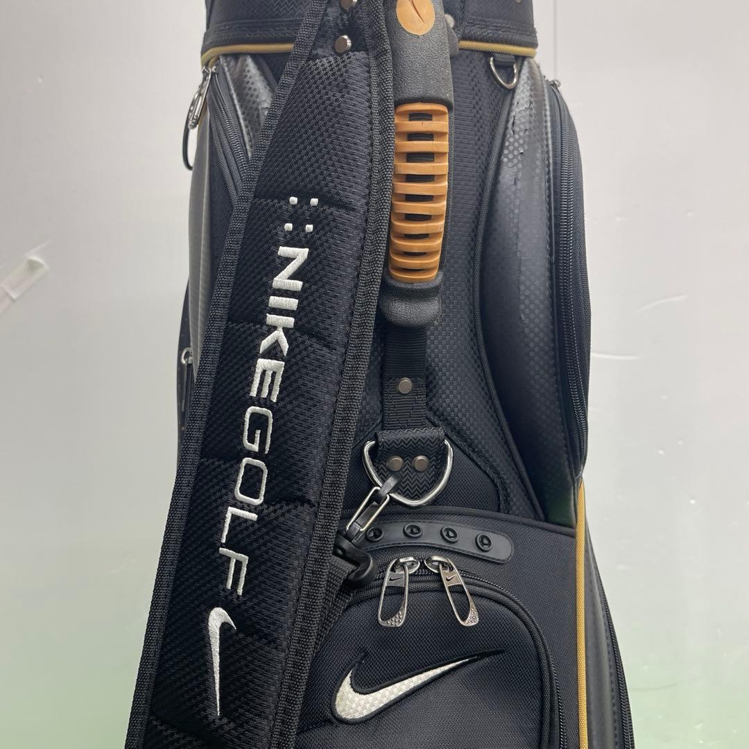 NIKE GOLF キャディバッグ 9インチ ゴルフバッグ 黒