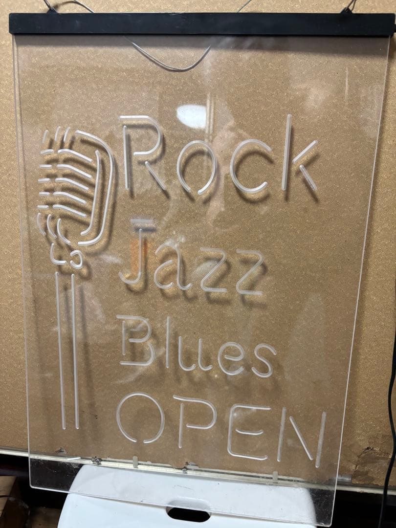 ＭＹー２０ ネオン看板 Rock Jazz Blues OPEN 激安