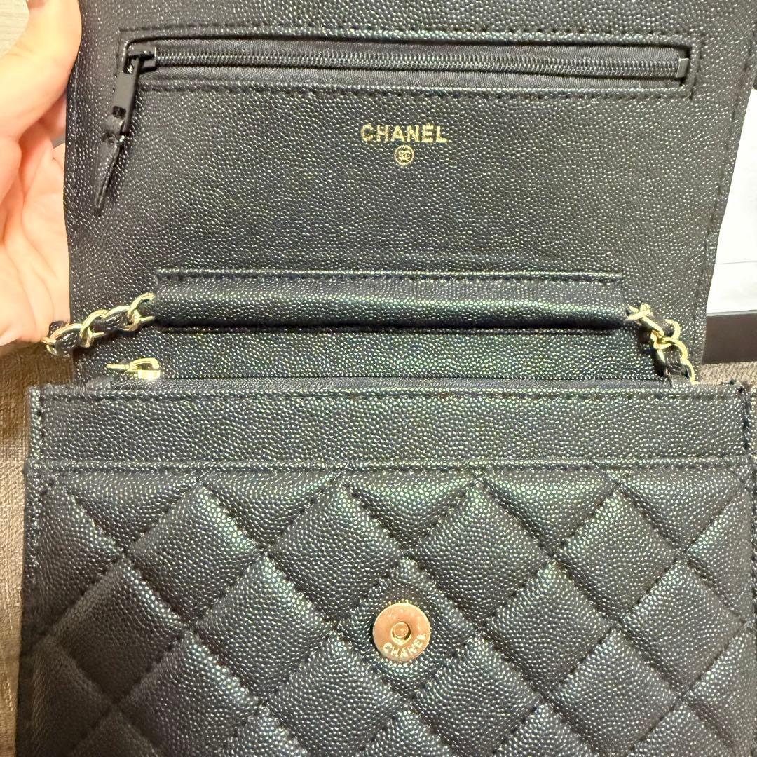 CHANEL MAKEUP ウォレットショルダーバッグ ブラック おまけつき