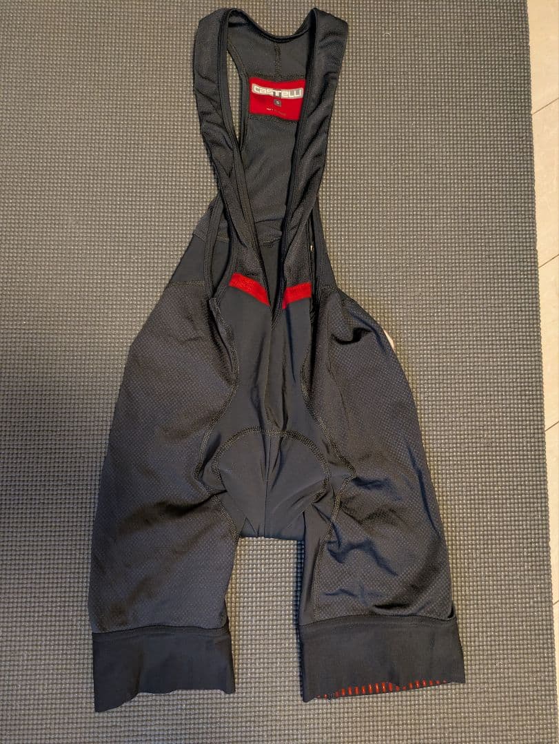CASTELLI COMPETIZIONE BIBSHORT黒Sサイズ