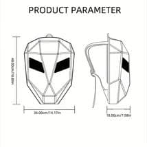 スマホアプリで文字や装飾を変えられる自転車夜間等追突防止等にもモーターサイクル用