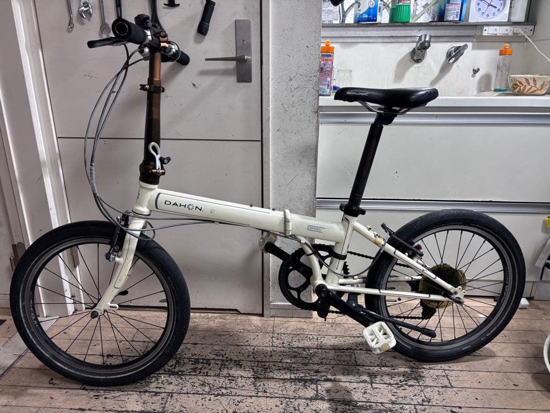DAHON SPEED 折りたたみ自転車 ホワイト