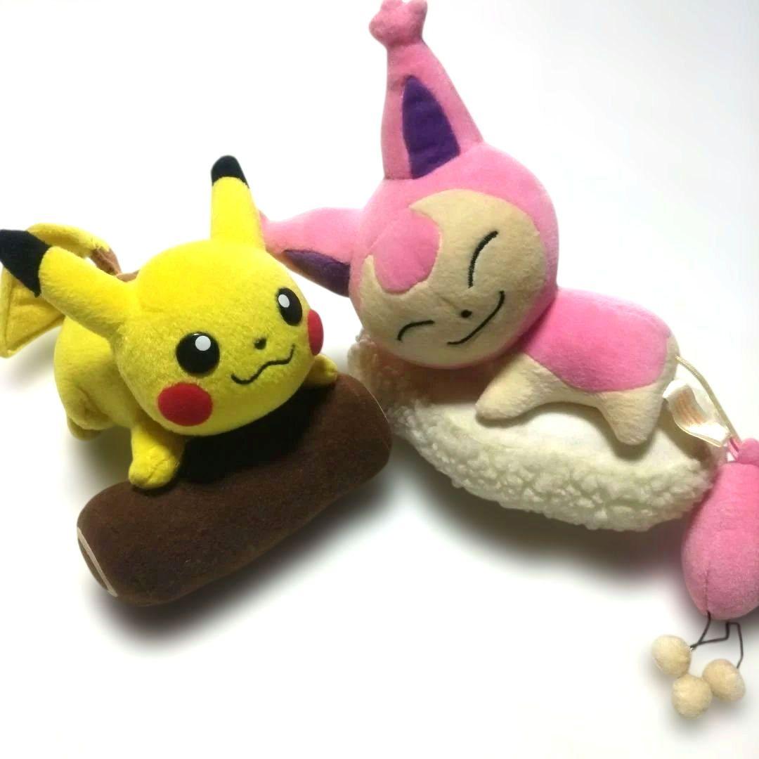 ポケモン　とりかえっこぬいぐるみ　ピカチュウ　 エネコ