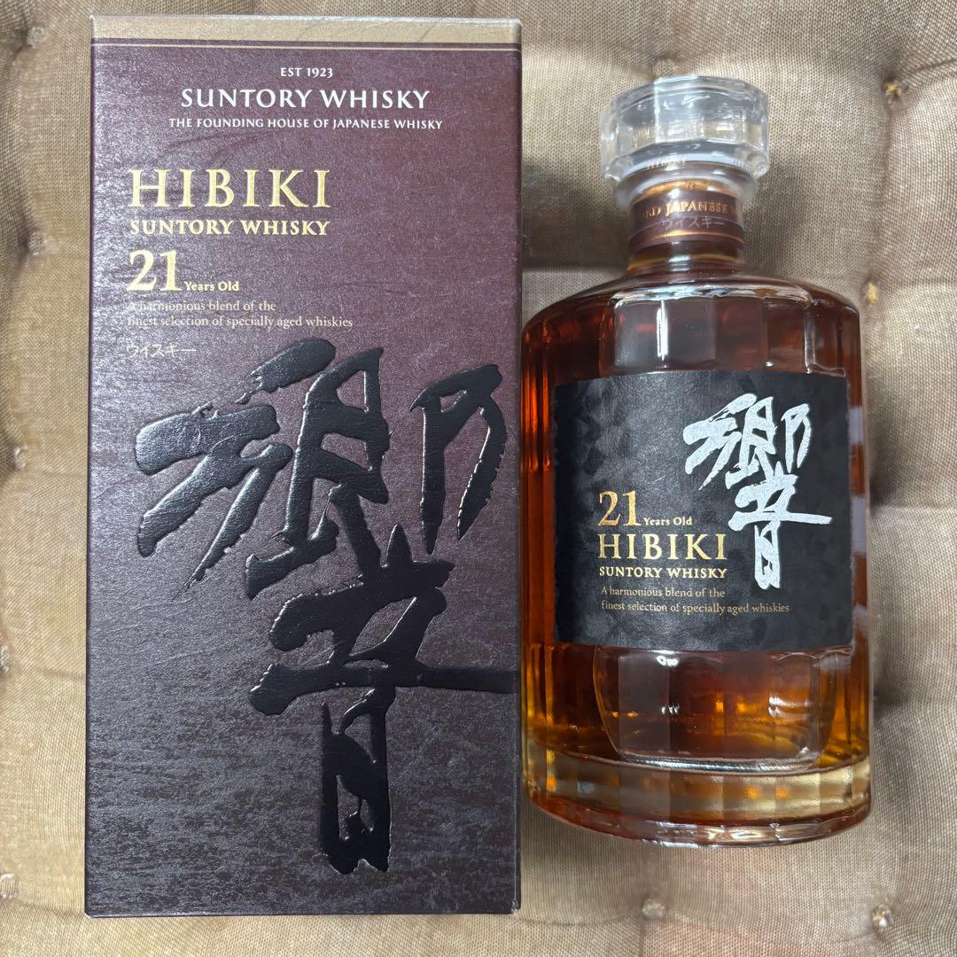 Hibiki 21年 サントリーウイスキー 700ml 響21年　未開封